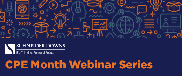 2023 CPE Month Webinar Series