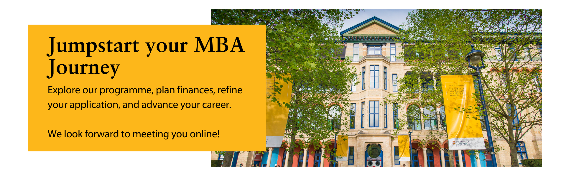 Jumpstart your MBA Journey